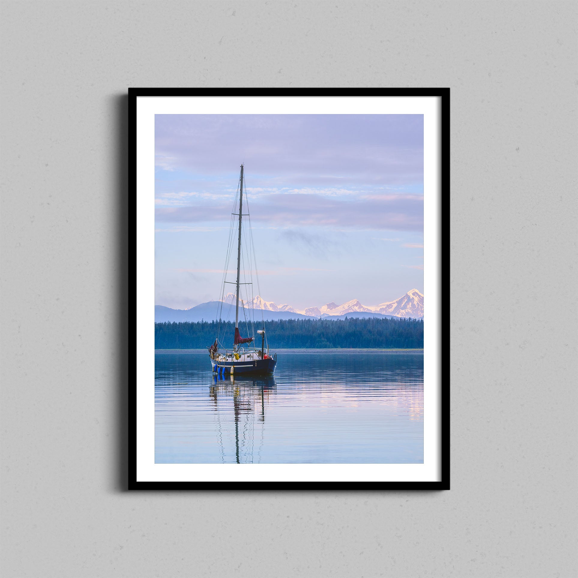 Sailboat Reflection Print | Casey Mac Photography