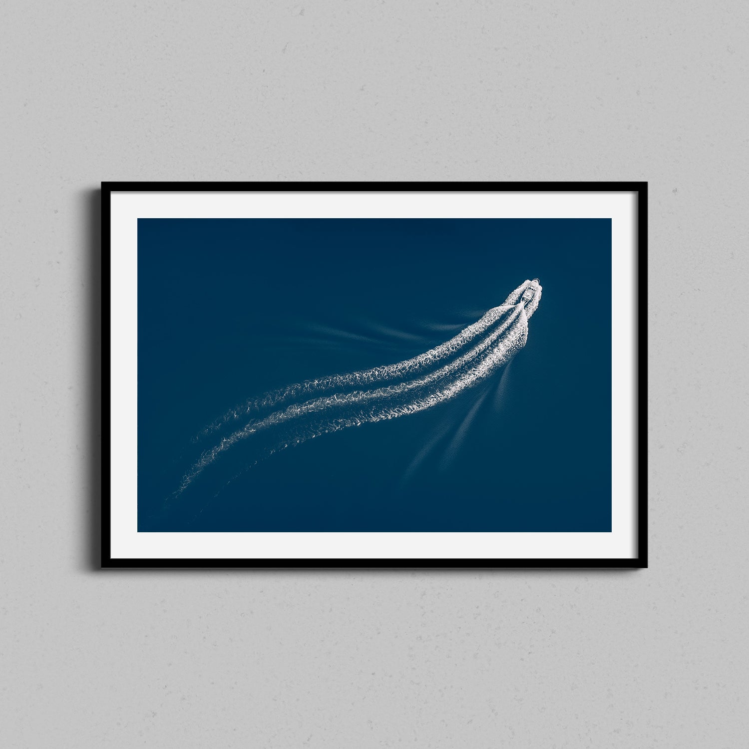 Boat Wake Aerial Print | Casey Mac Photography